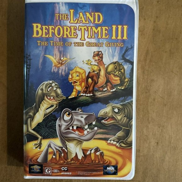 Media | The Land Before Time Iii The Time Of Great Giving Vhs 1995 ...